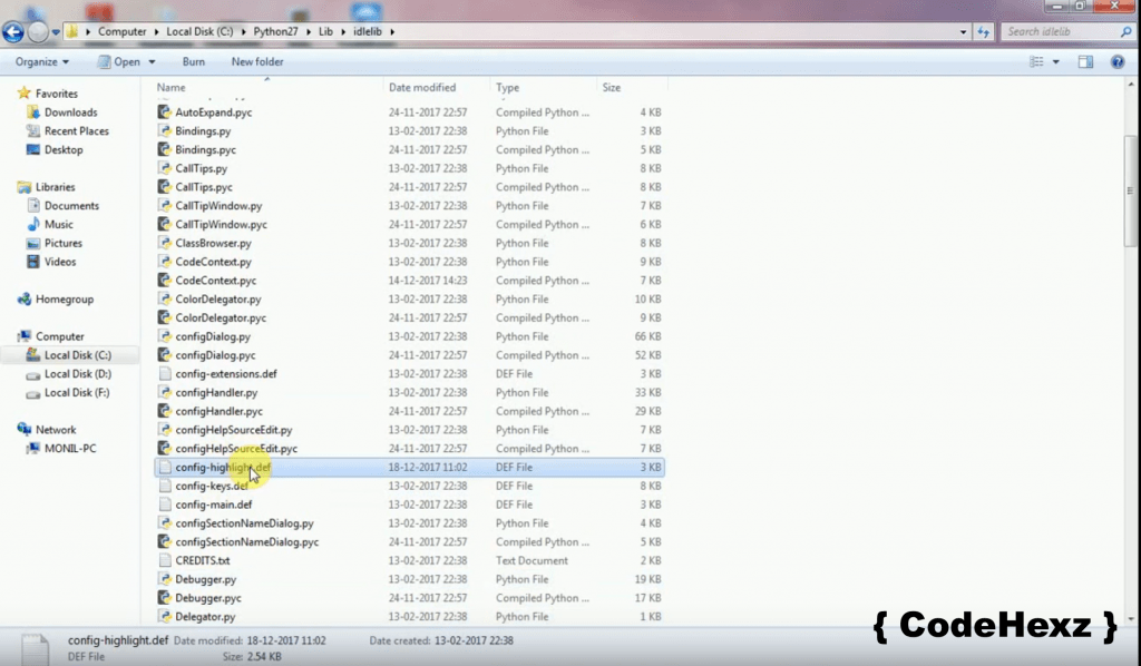 How to Get dark theme in Python IDLE[2.7] - { CodeHexz }
