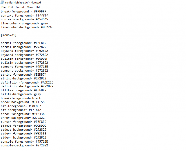 How to Get dark theme in Python IDLE[3.8] - { CodeHexz }